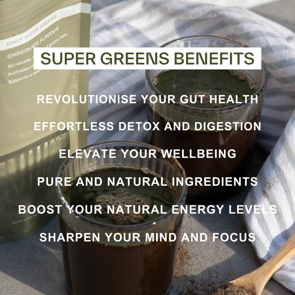 Daily Super Greens 300g (30 serves) Daily Probiotic Supplement. – FWD FRM
